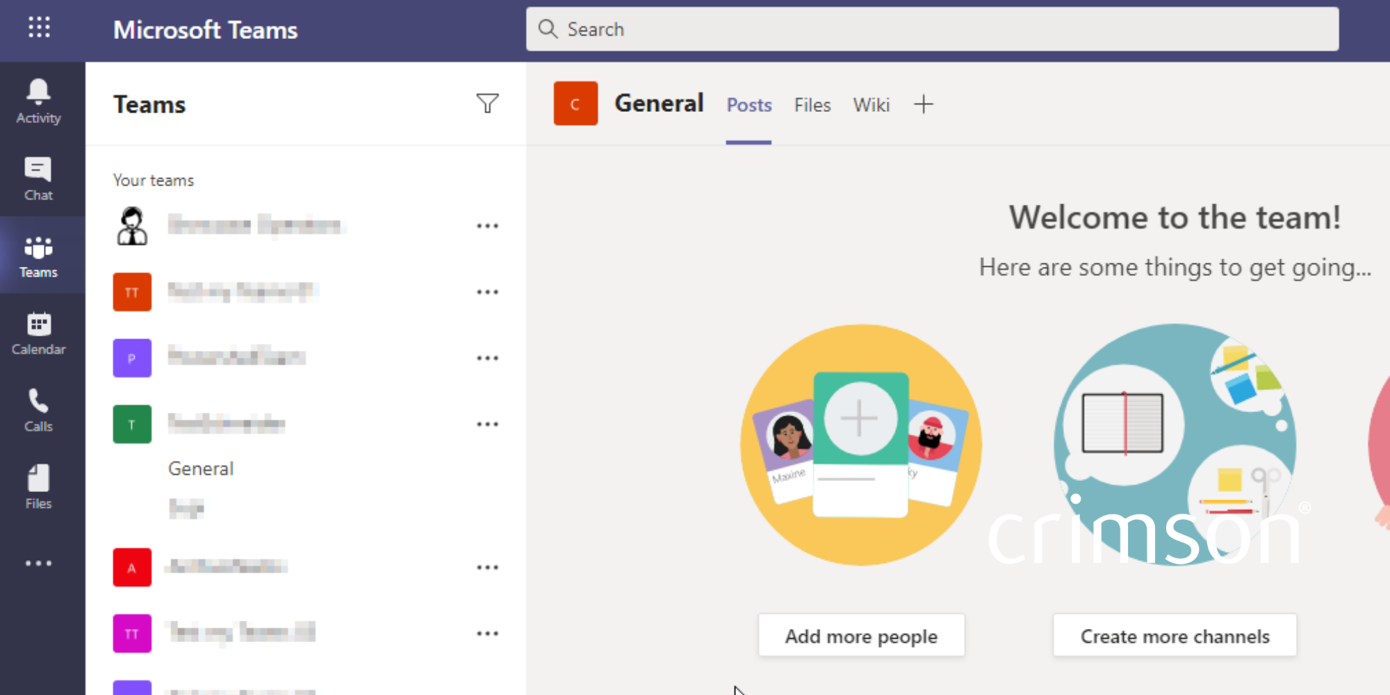 Using Standard Templates in Microsoft Teams